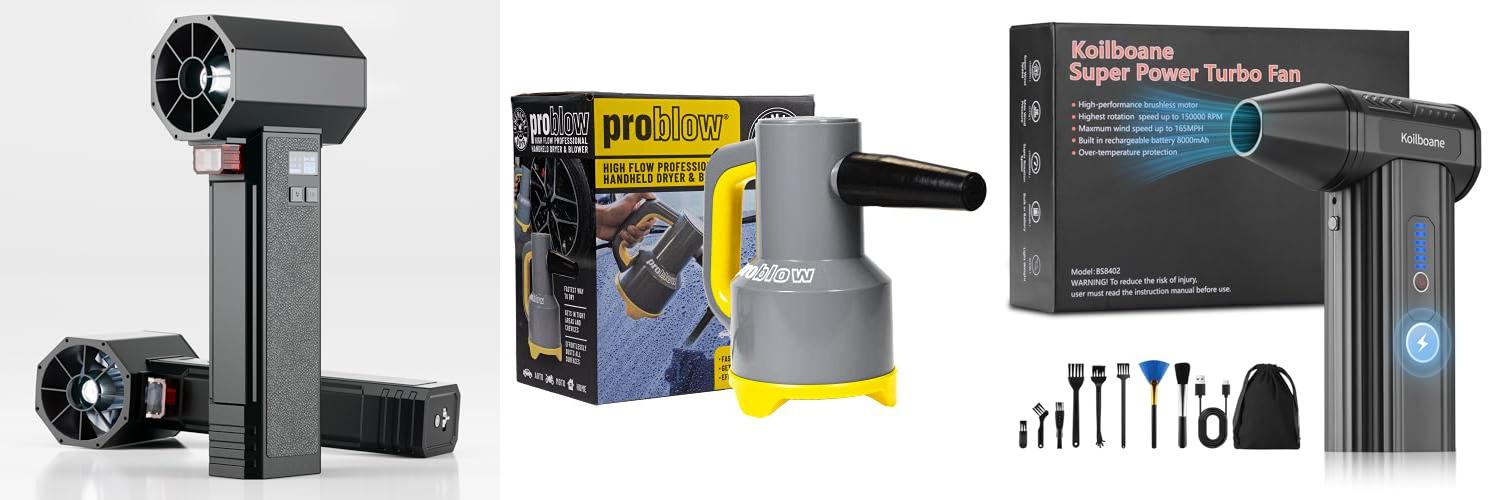 Top 5 Car Blowers Reviewed: Best Options for Spotless Drying
