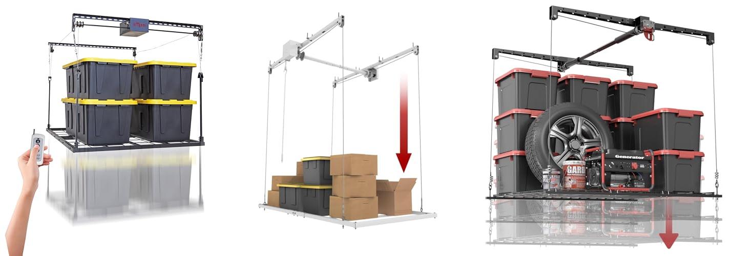 Top 5 Motorized Overhead Garage Storage Systems: Reviews & Guide