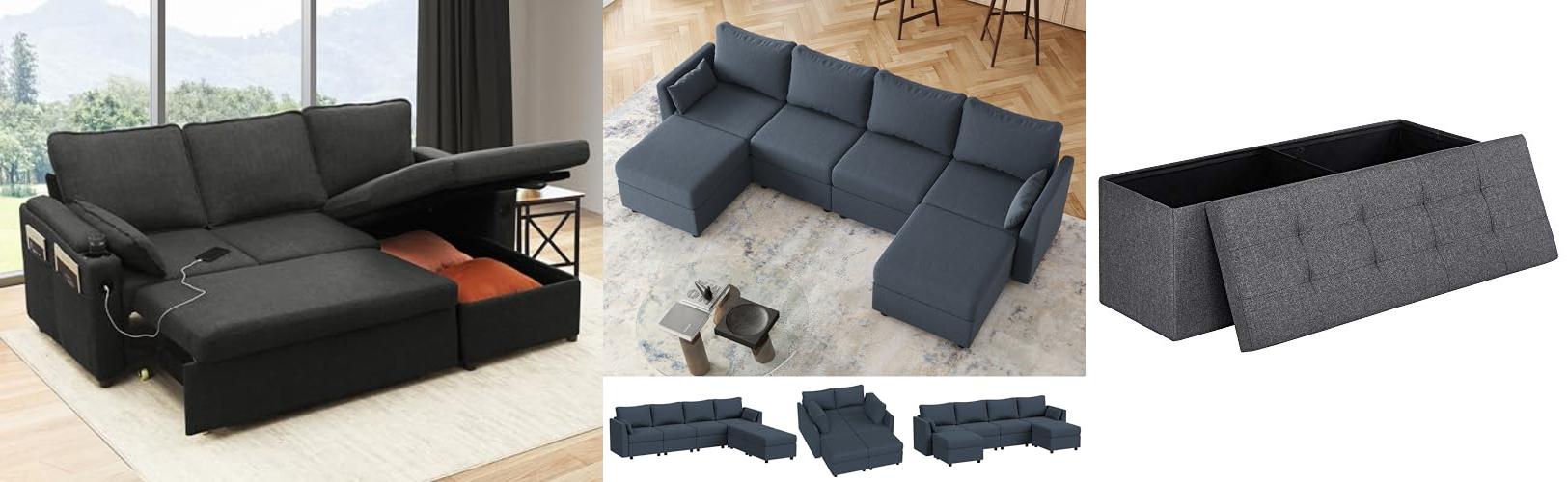 Top 5 Storage Couches: Reviews & Buyer's Guide for Small Spaces